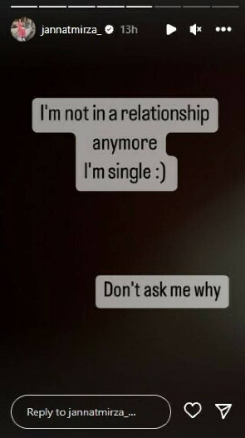 TikTok star Jannat Mirza announces break-up with beau Umer Butt – A1UK TV